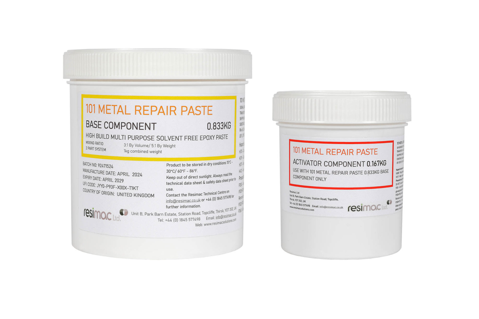 101 Metal Repair Paste : Resimac