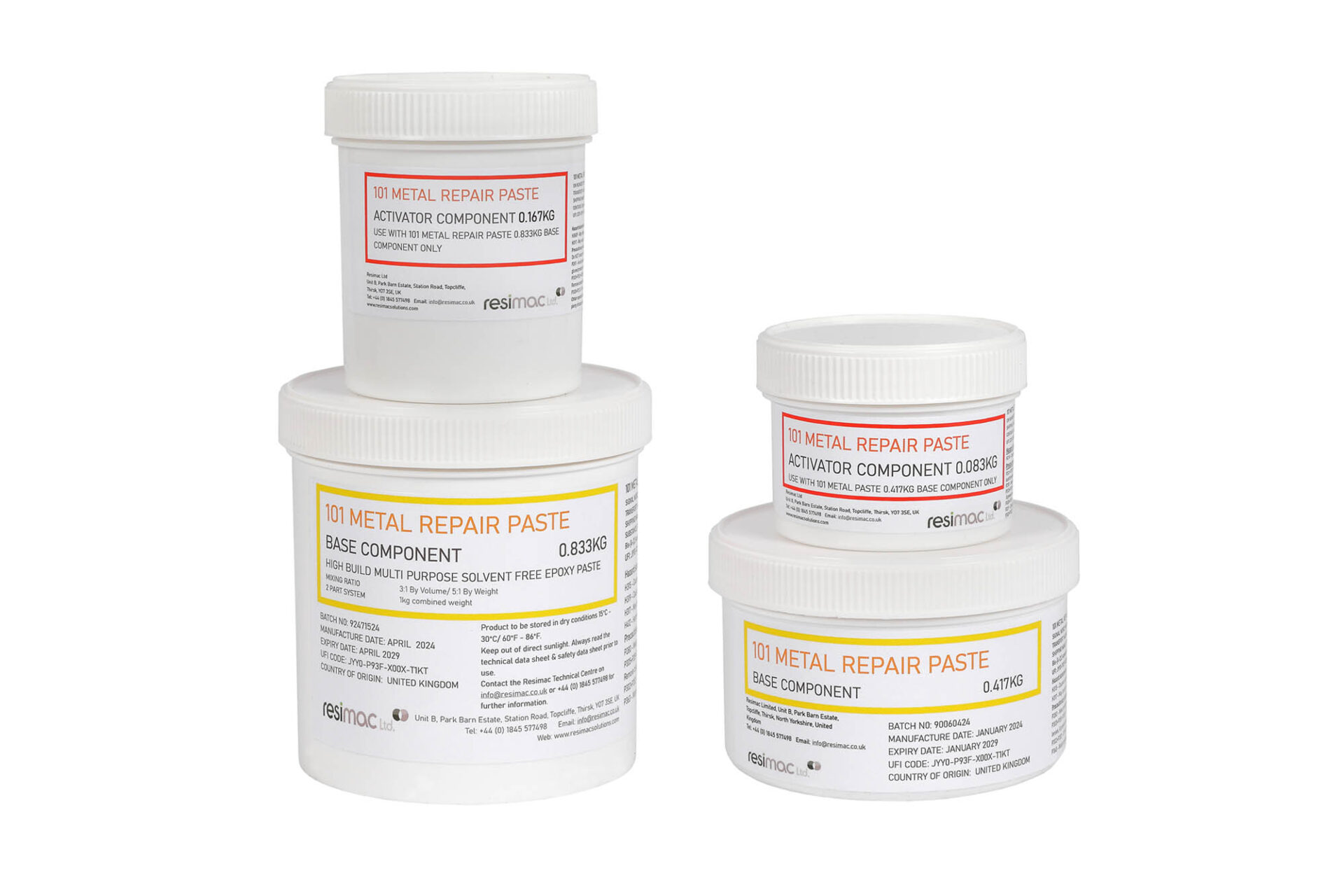 101 Metal Repair Paste : Resimac