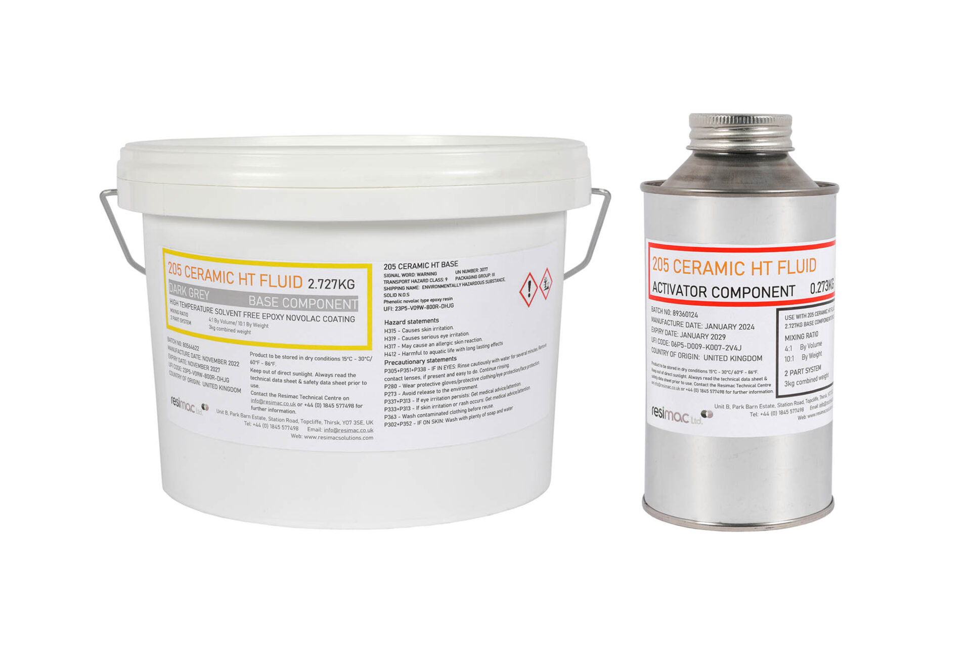 205 Ceramic HT Fluid : Resimac