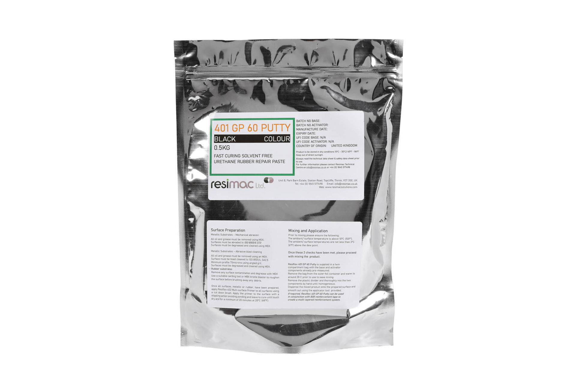 401 GP 60 Putty : Resimac