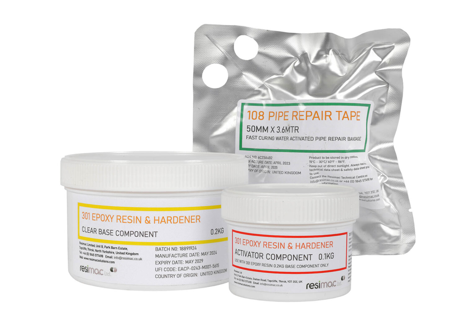 301 Epoxy Resin and Hardener : Resimac